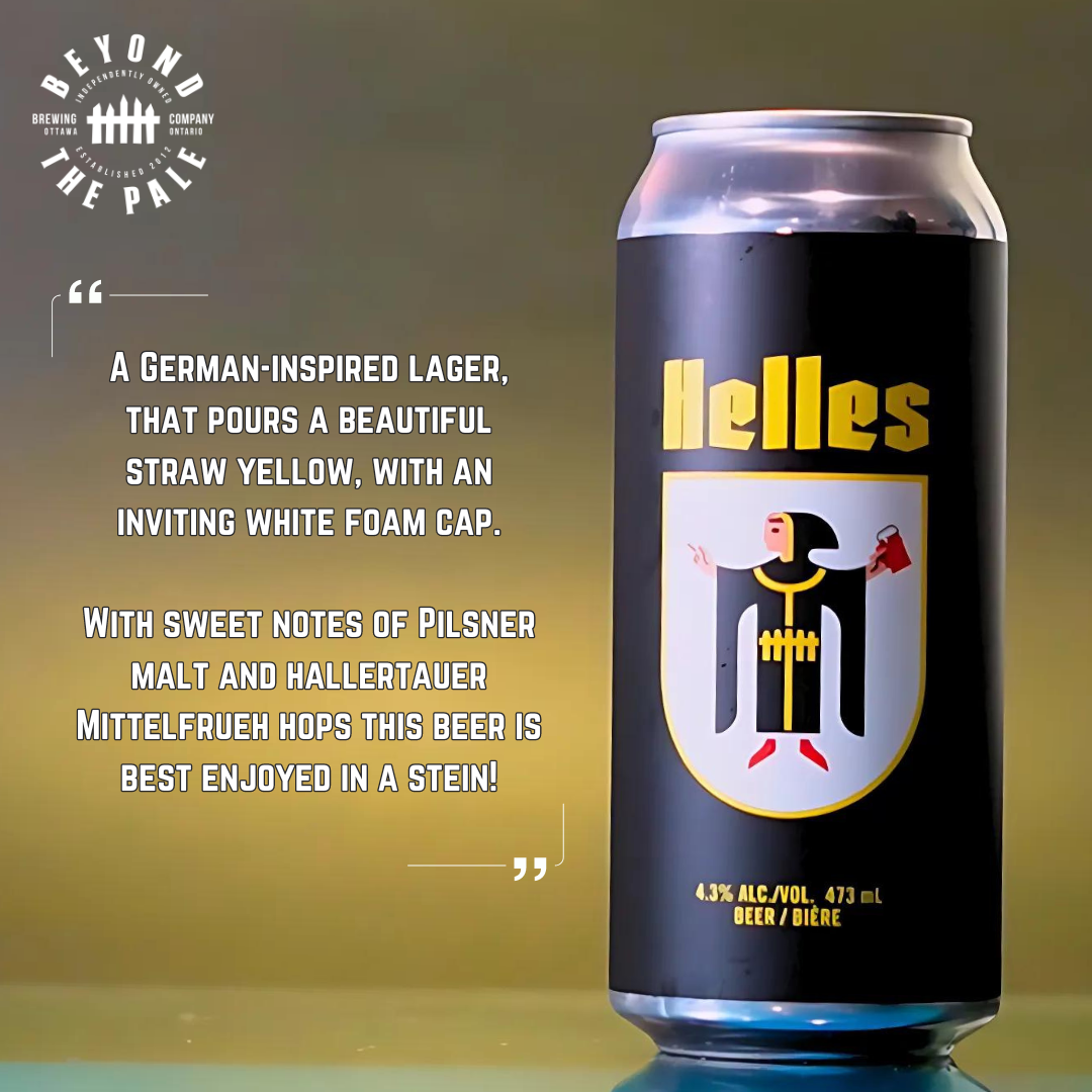 Beyond the Pale - Flash Series Helles – Beyond The Pale Brewing Company